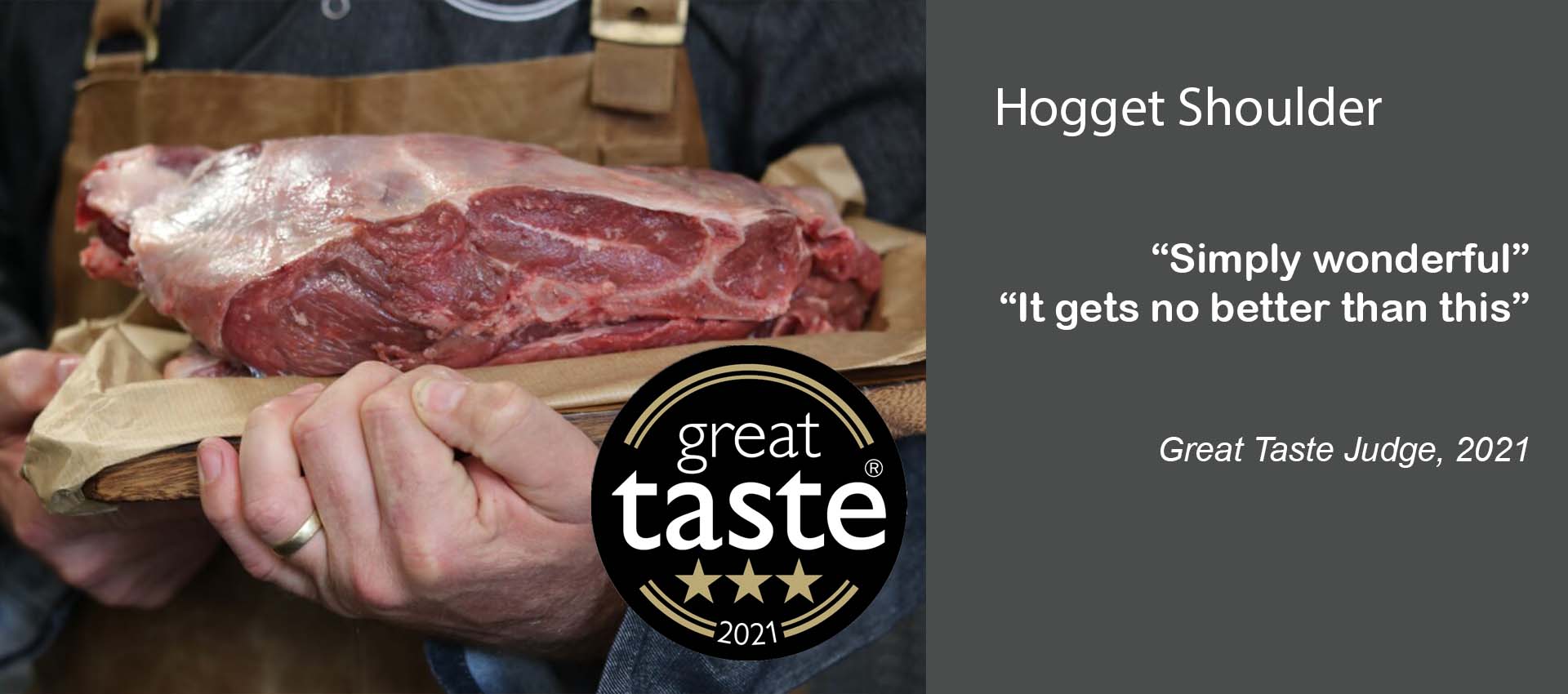 Hogget worthy of a Golden Fork. - Pembrokeshire Lamb